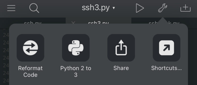 StaSh の SSH を動かす方法 Pythonista 3 (ver. 3.4) | Peddals Blog